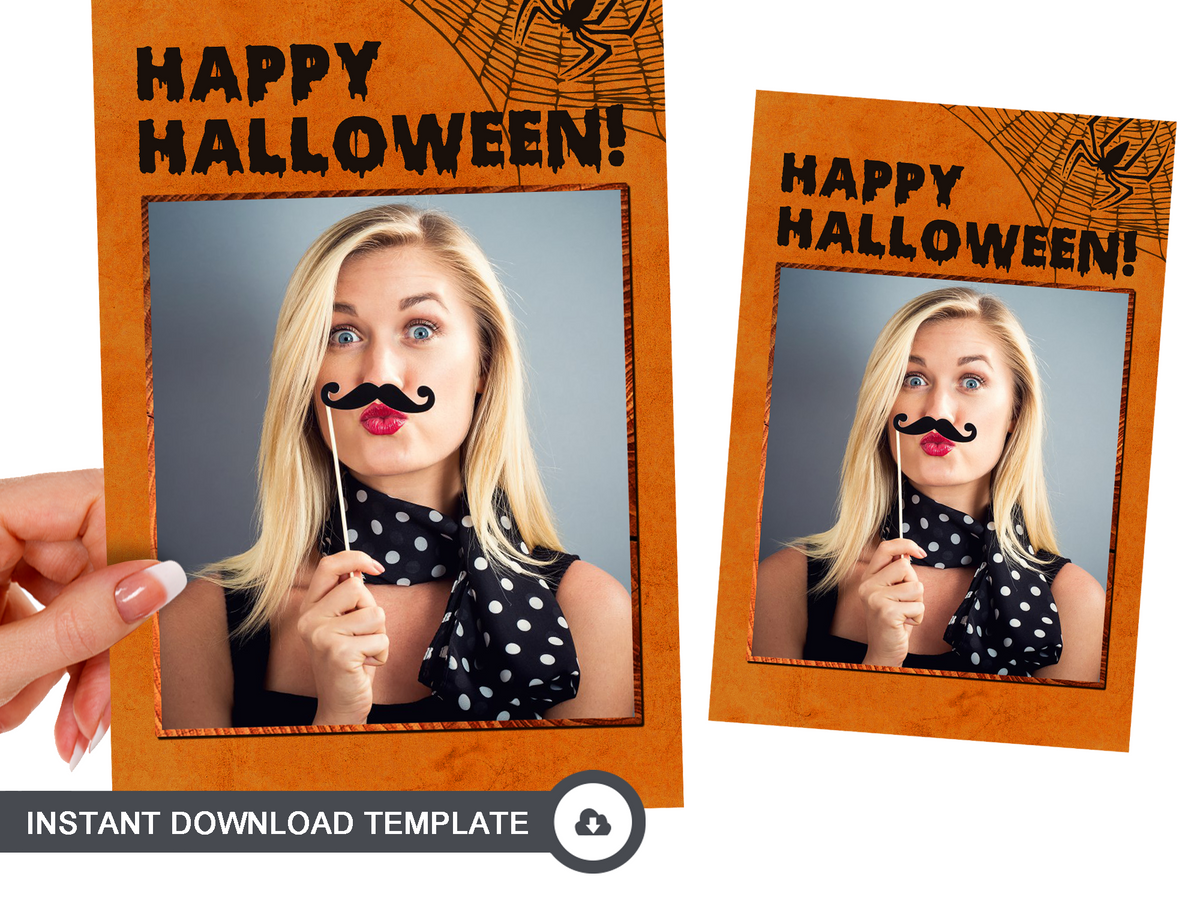 Yellow Spider - Photo Booth Template | Boothify